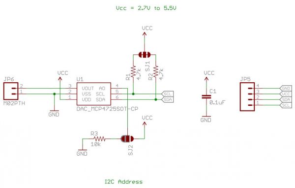 Digital to Analog Converter MCP4725 – Elektrologi