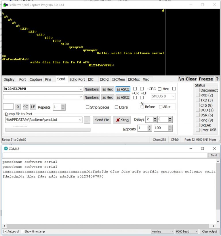 Percobaan Arduino Nano Dengan SoftwareSerial – Elektrologi