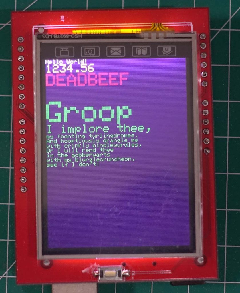 Percobaan LCD TFT 2.4″ Untuk Arduino UNO – Elektrologi