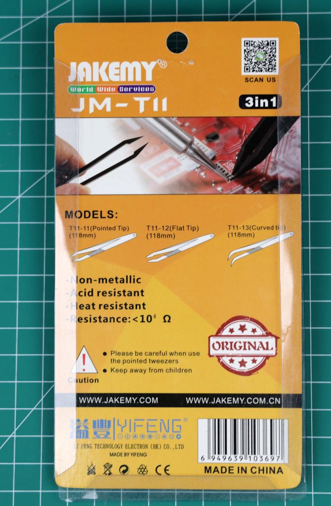 Pinset Jakemy JM-T11 – Elektrologi