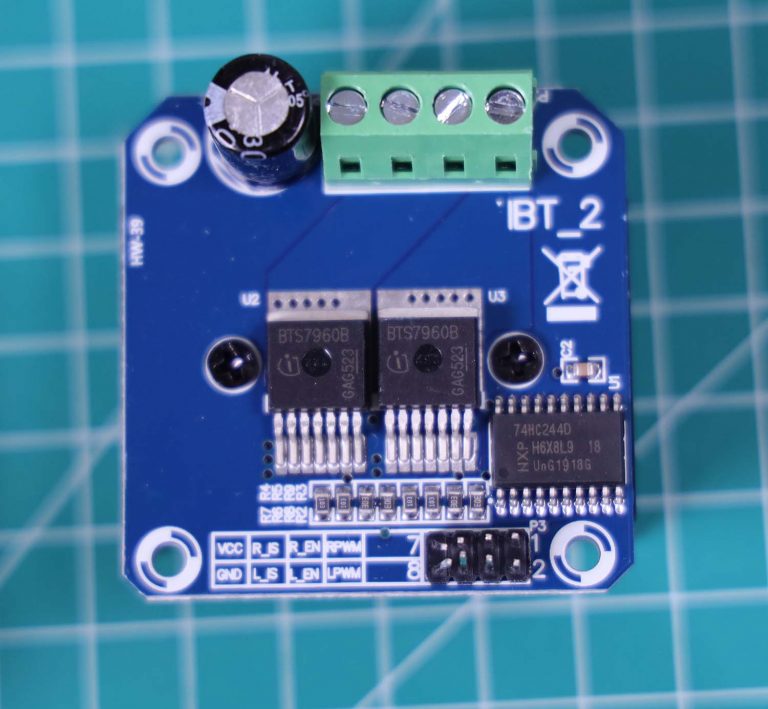 HW-89 / IBT_2 Modul Motor Driver BTS7960B – Elektrologi