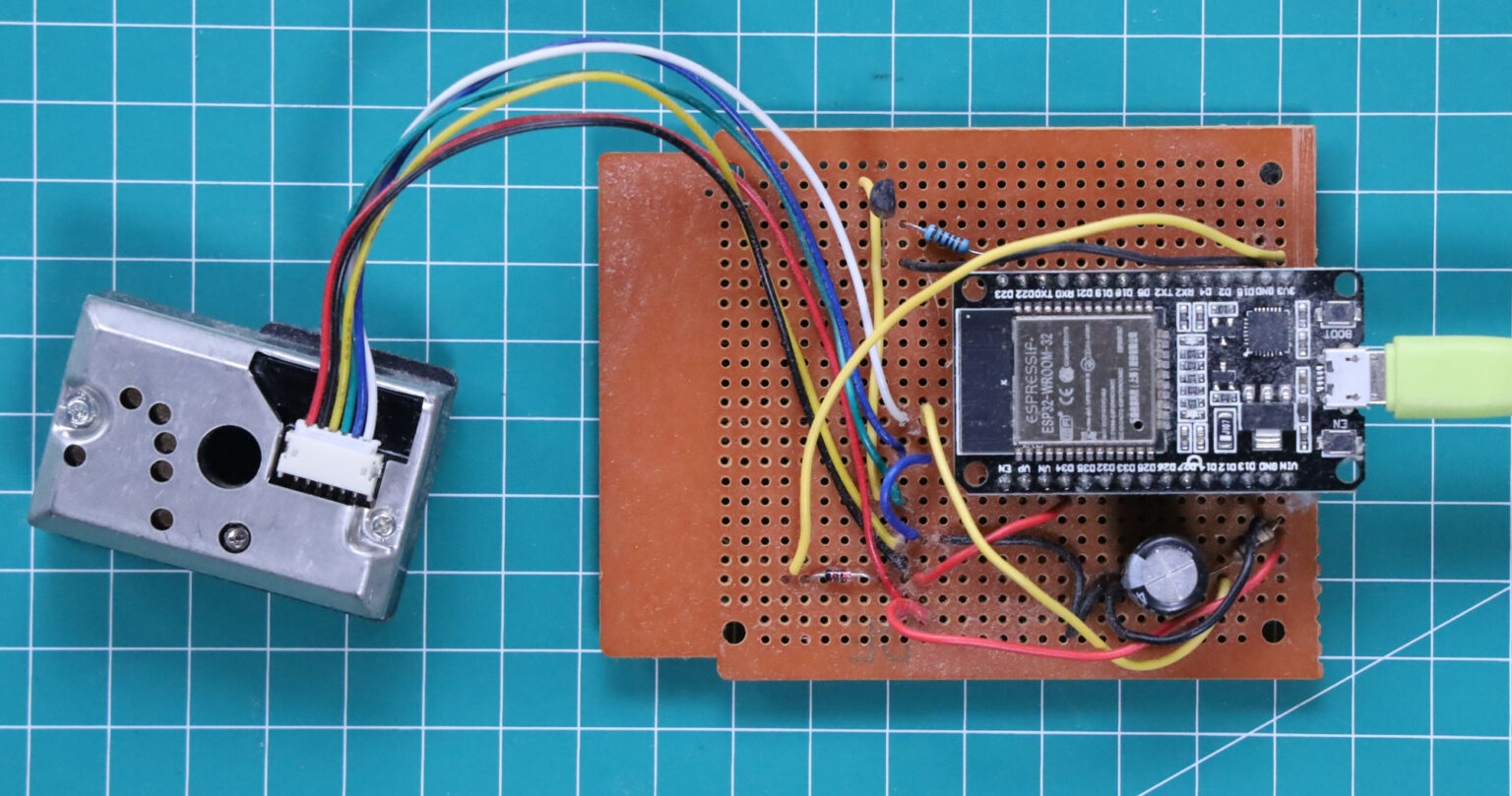 IoT Pengukur Debu Dengan ESP32 dan Sensor Sharp GP2Y1010 – Elektrologi