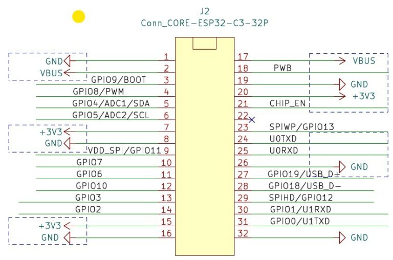 Luatos Esp32 C3 Core Elektrologi